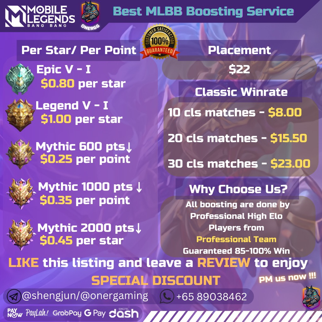 Fastest,Cheap, Immediate! ML Boosting Service | Boosting ML |MLBB ...