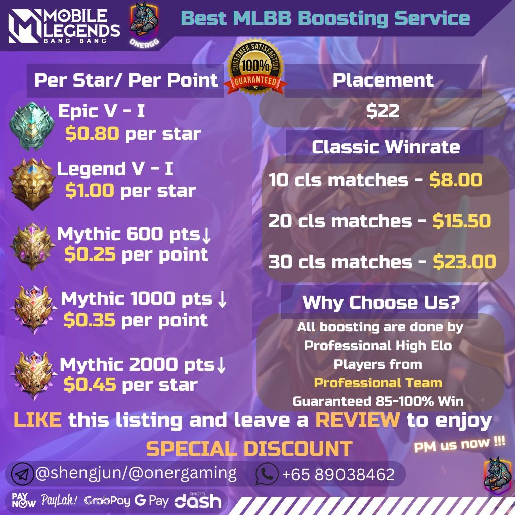 Fastest,Cheap, Immediate! ML Boosting Service | Boosting ML |MLBB ...