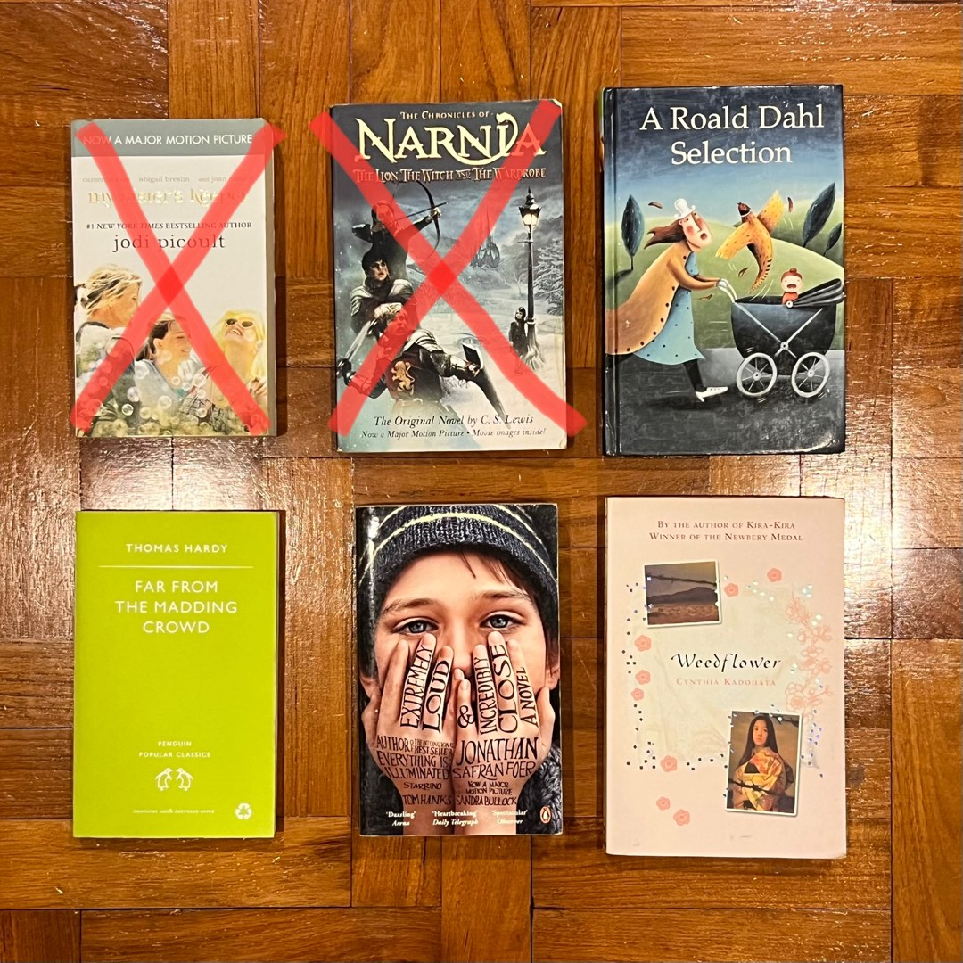 Fiction Books (Roald Dahl, Far From The Madding Crowd, Extremely Loud & Incredibly Close ...