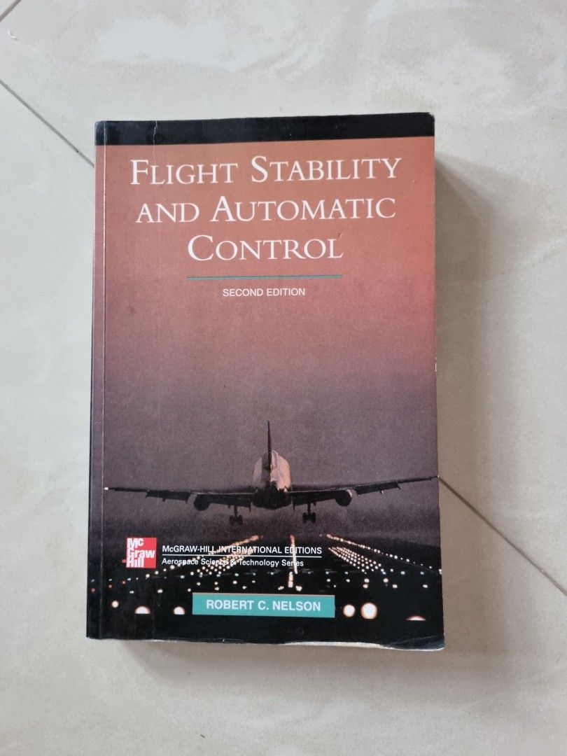 Flight Stability and Automatic Control 2nd Edition, Hobbies & Toys, Books & Magazines, Textbooks ...