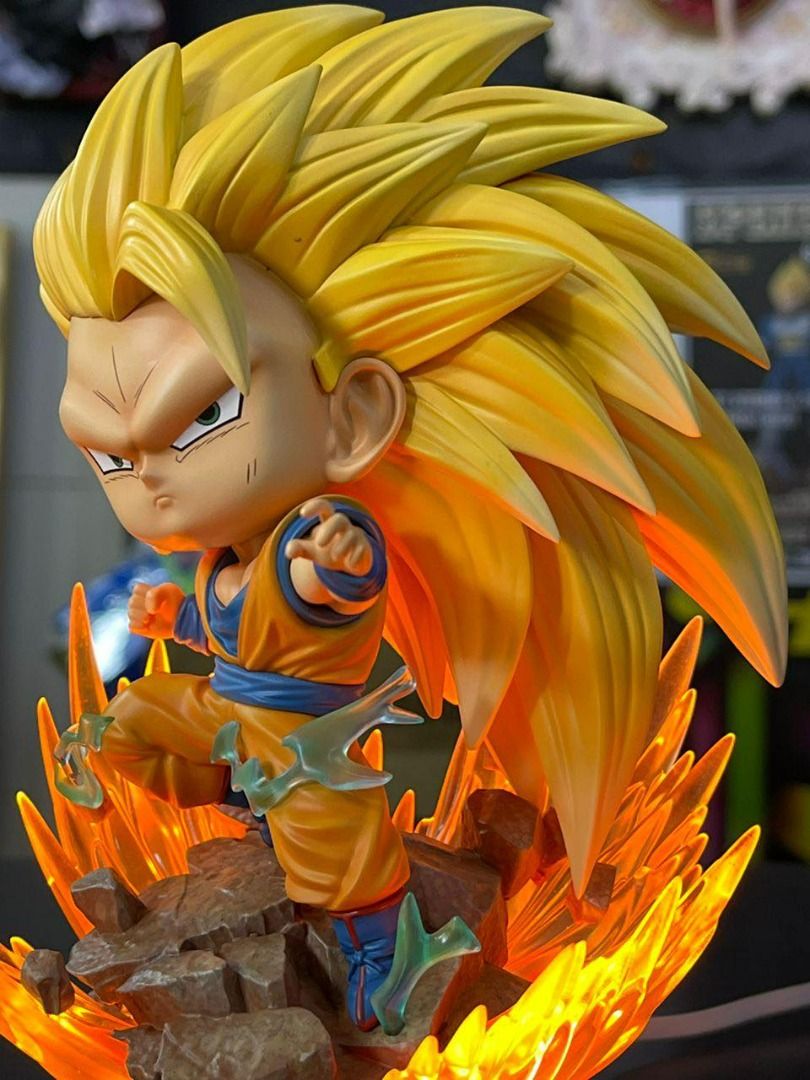 Fo Studio - SD SS3 Son Goku, Hobbies & Toys, Toys & Games on Carousell