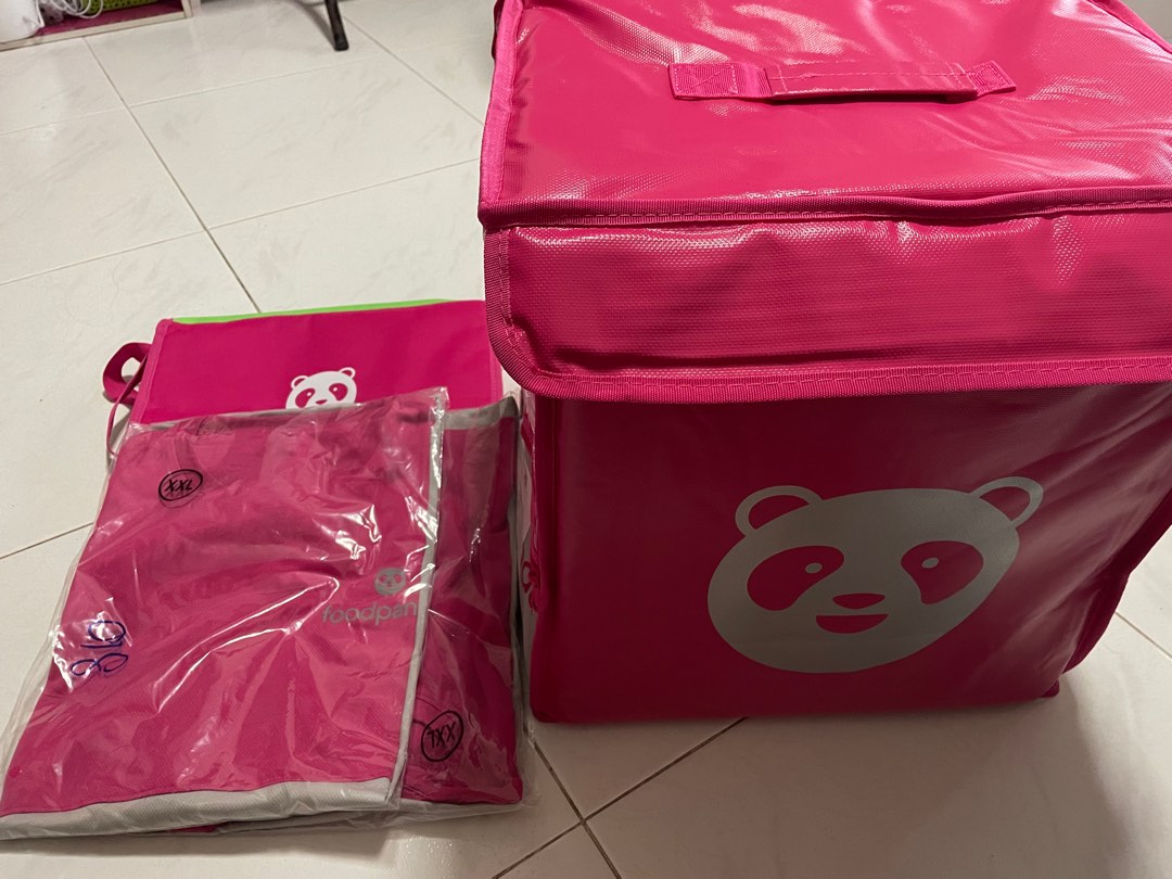 Foodpanda delivery Thermal bag set, Motorcycles, Motorcycle Accessories ...