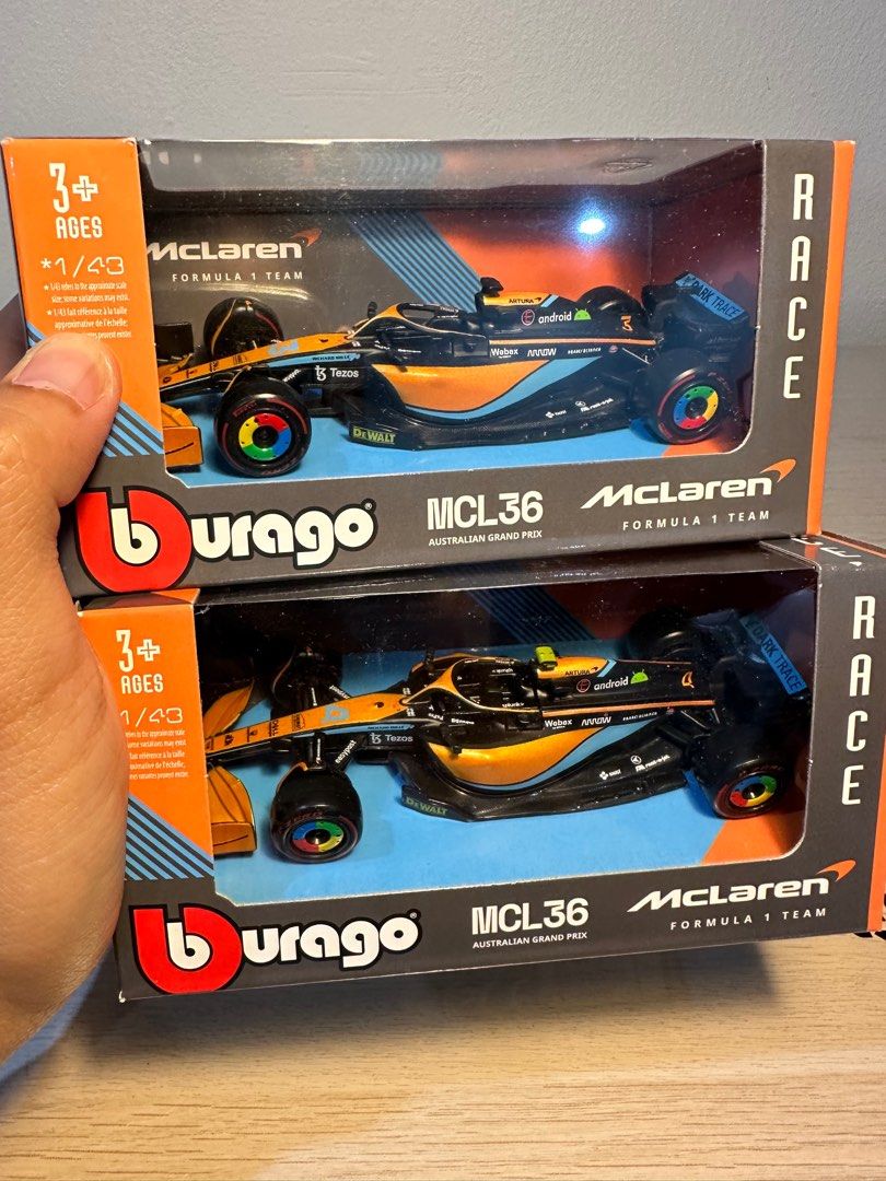 Formula 1 Diecast F1 Model Bburago 1:43 Scale Official Collection FIA ...