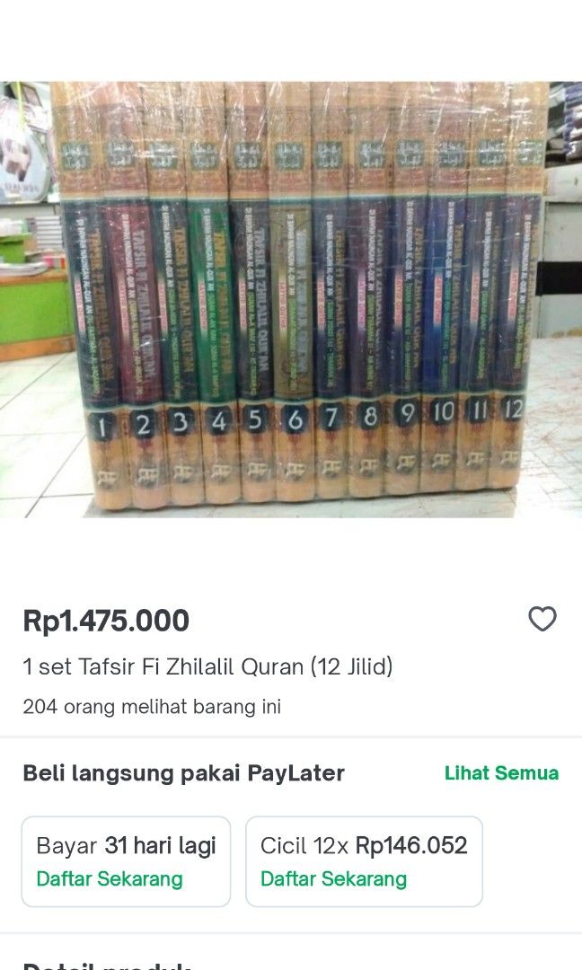 FULL SET 12 BUKU tafsir fi zhilalil quran, Buku & Alat Tulis, Buku di ... FULL SET 12 BUKU tafsir fi zhilalil quran, Buku & Alat Tulis, Buku di ...