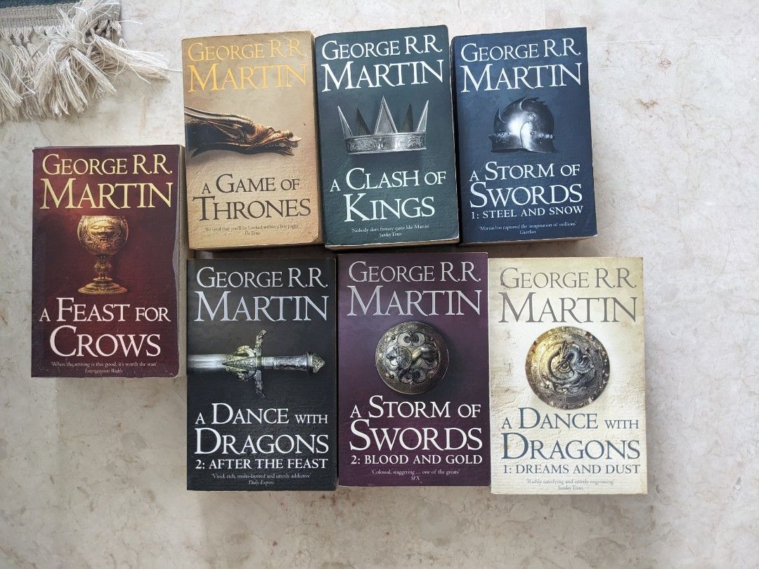 Game of Thrones book set, Hobbies & Toys, Books & Magazines, Fiction ...