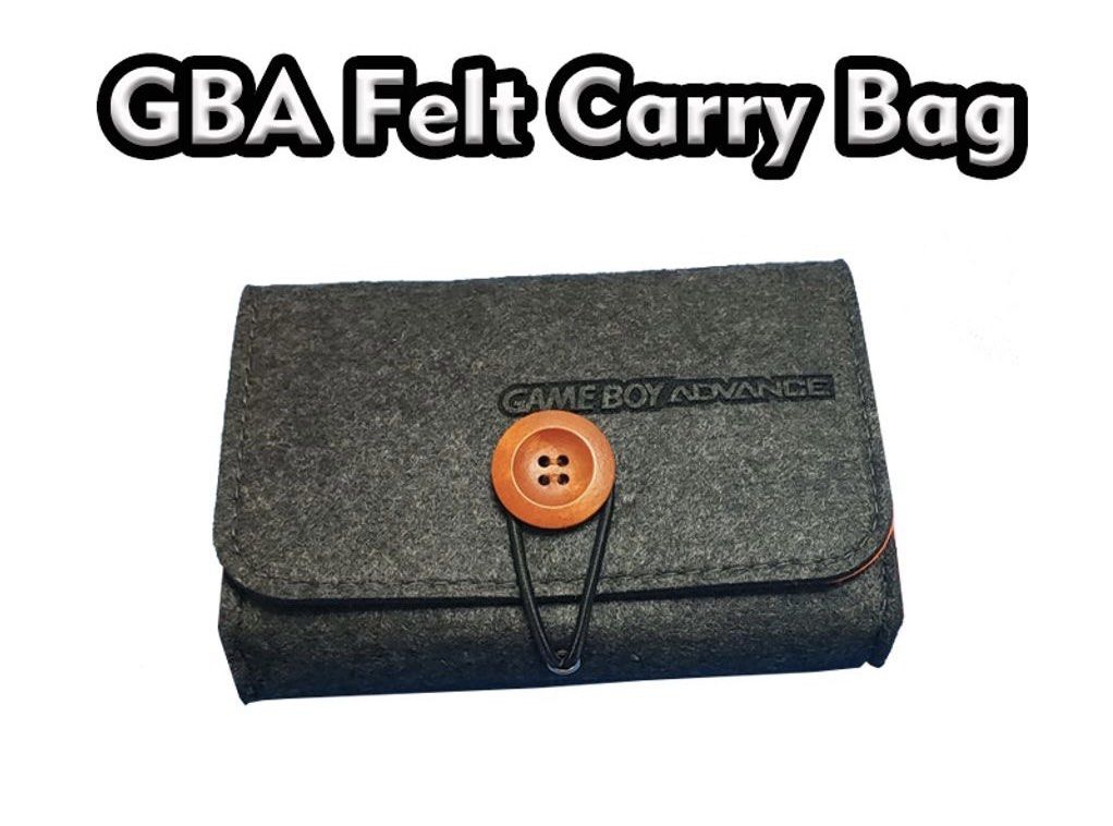 GameBoy Advance (GBA) Felt / PU Leather Carry Bag, Video Gaming, Video ...