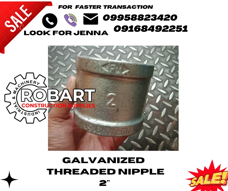 Gi coupling threaded 2", Commercial & Industrial, Construction Tools ...