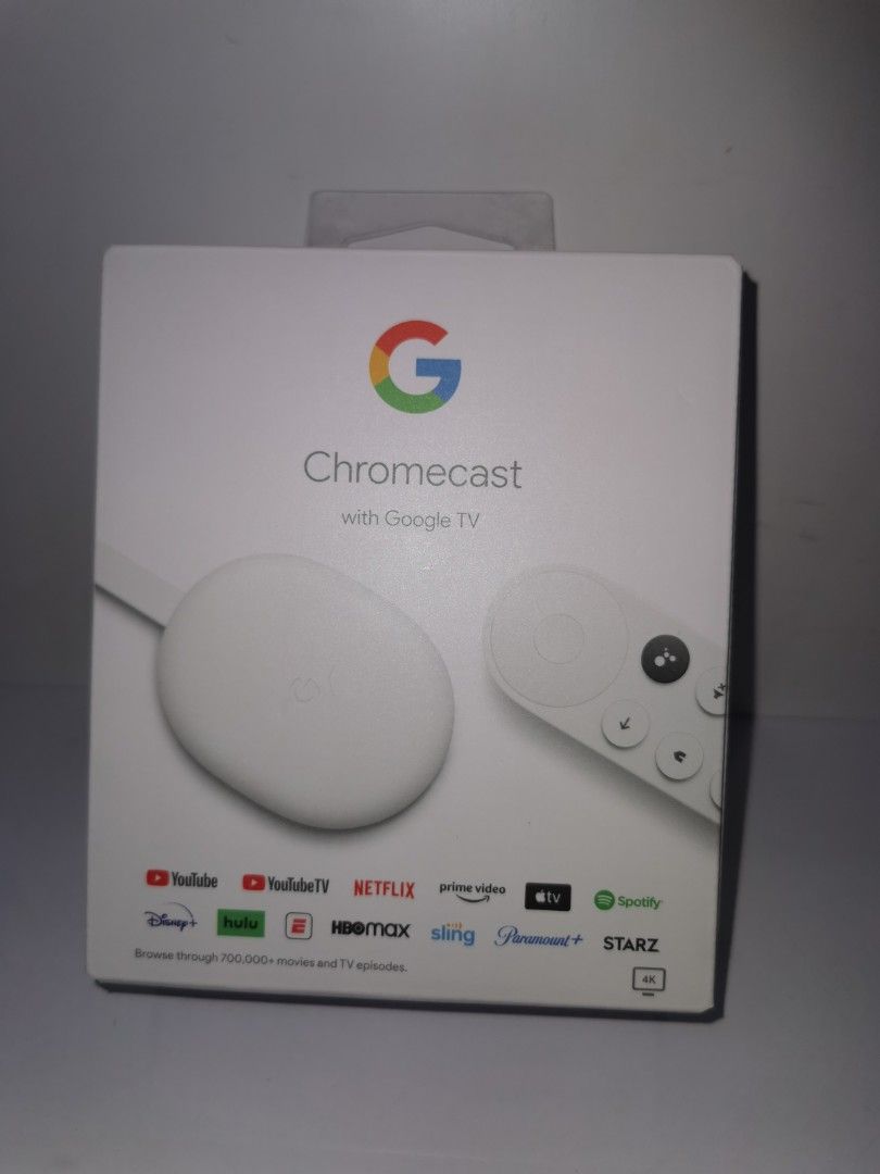 Google Chrome cast 4K, TV & Home Appliances, TV & Entertainment ...