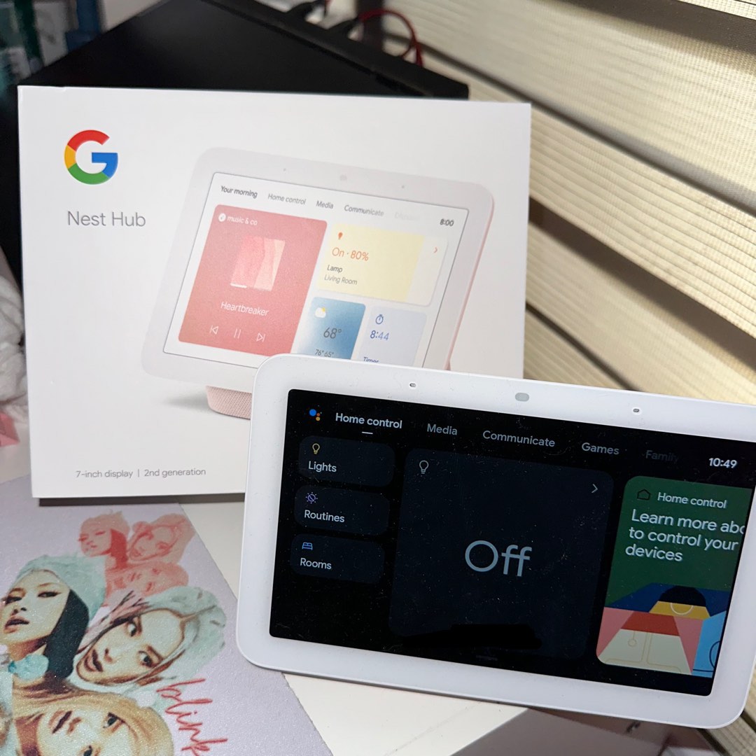 Google Nest Hub Home 2nd Generation Coral Sand, TV & Home Appliances ...