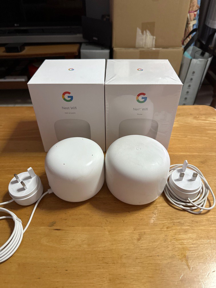 Google Nest Wifi Router + Add on point, Computers & Tech, Parts & Accessories, Networking on ...