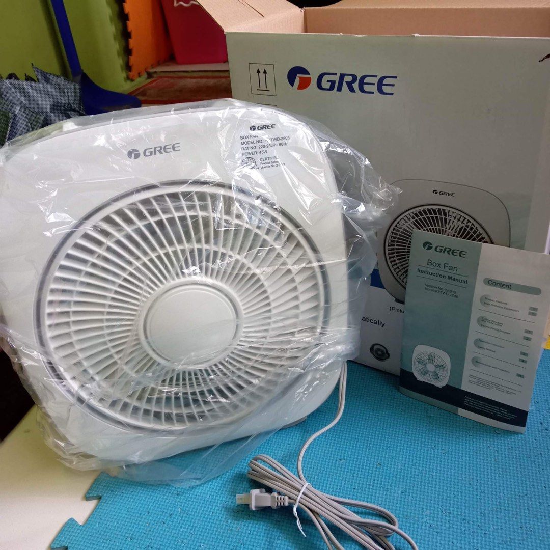 Gree Box Electric Fan, Furniture & Home Living, Lighting & Fans, Fans ...
