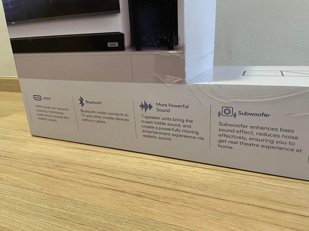 Haier Woofer Soundbar, Audio, Soundbars, Speakers & Amplifiers on Carousell
