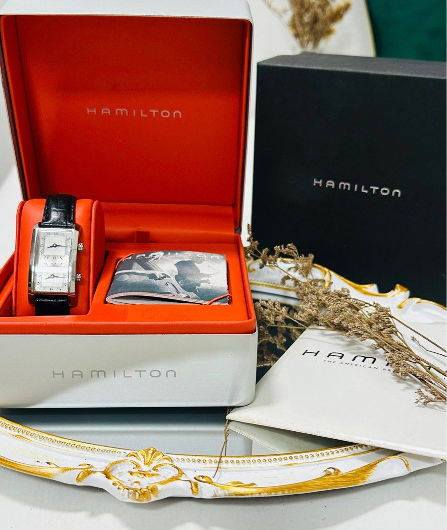 Hamilton American Traveler Double Dial with Box & Certificates, Men's ...