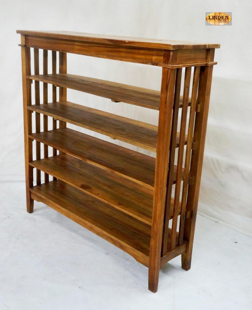 Handcrafted Solid Teak Wood Ohara Shoe Rack Furniture, Furniture & Home ...