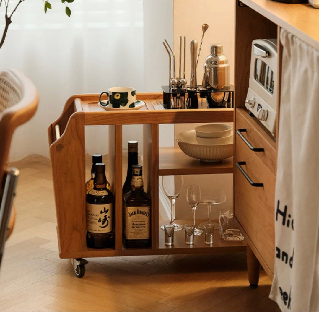HEIRA Storage Trolley & Side Table, Furniture & Home Living, Furniture ...