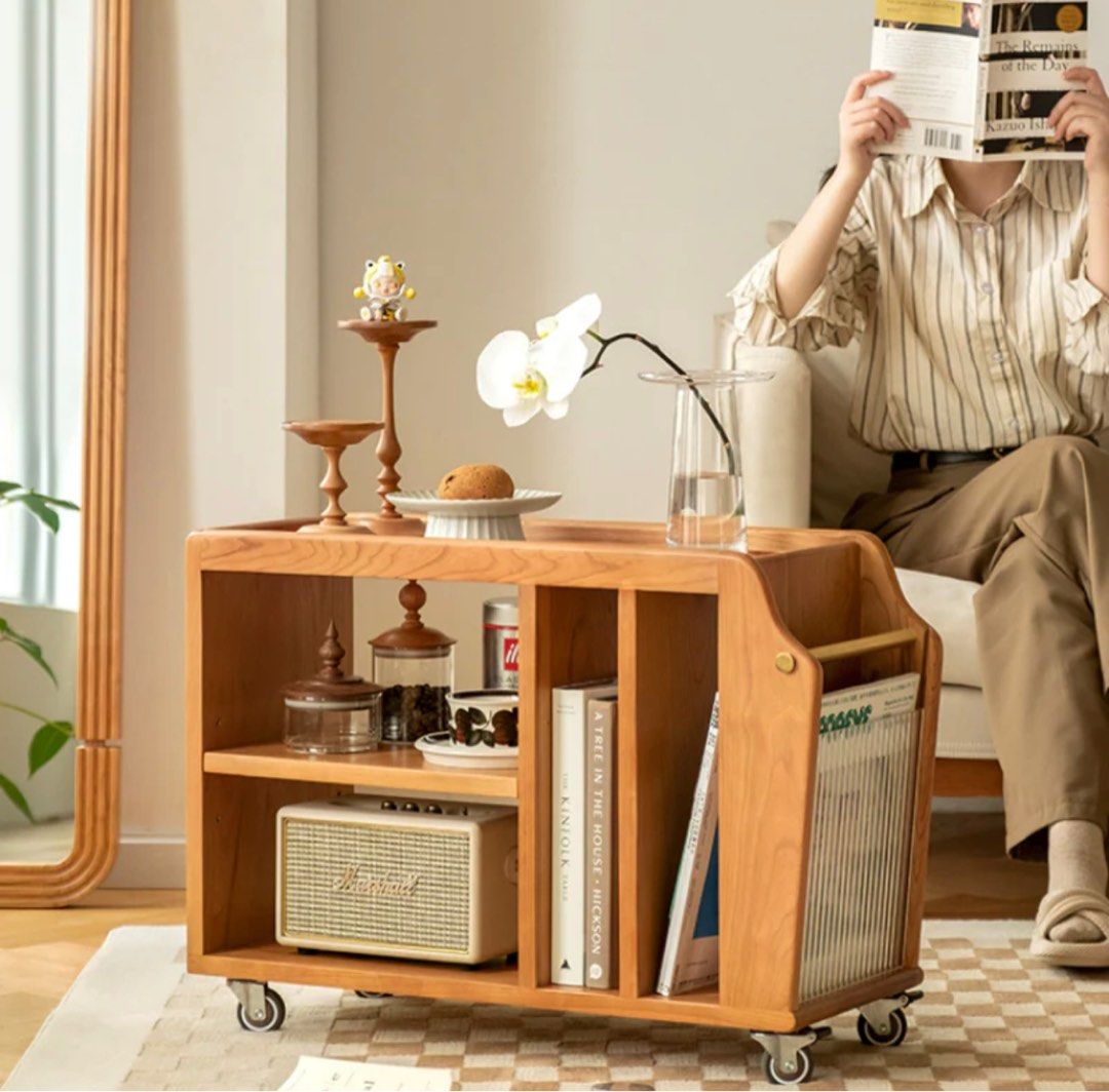 HEIRA Storage Trolley & Side Table, Furniture & Home Living, Furniture ...