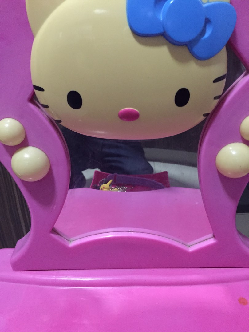 Hello kitty dressing table + stool, Babies & Kids, Baby Nursery & Kids ...