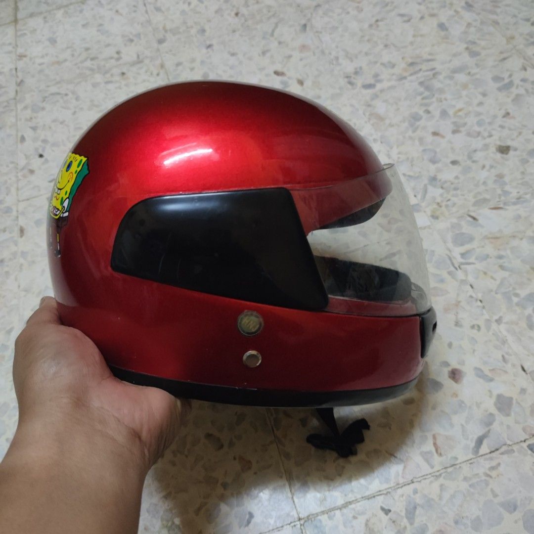 Helmet Swan Freegift kids fullface helmet, Motorbikes on Carousell