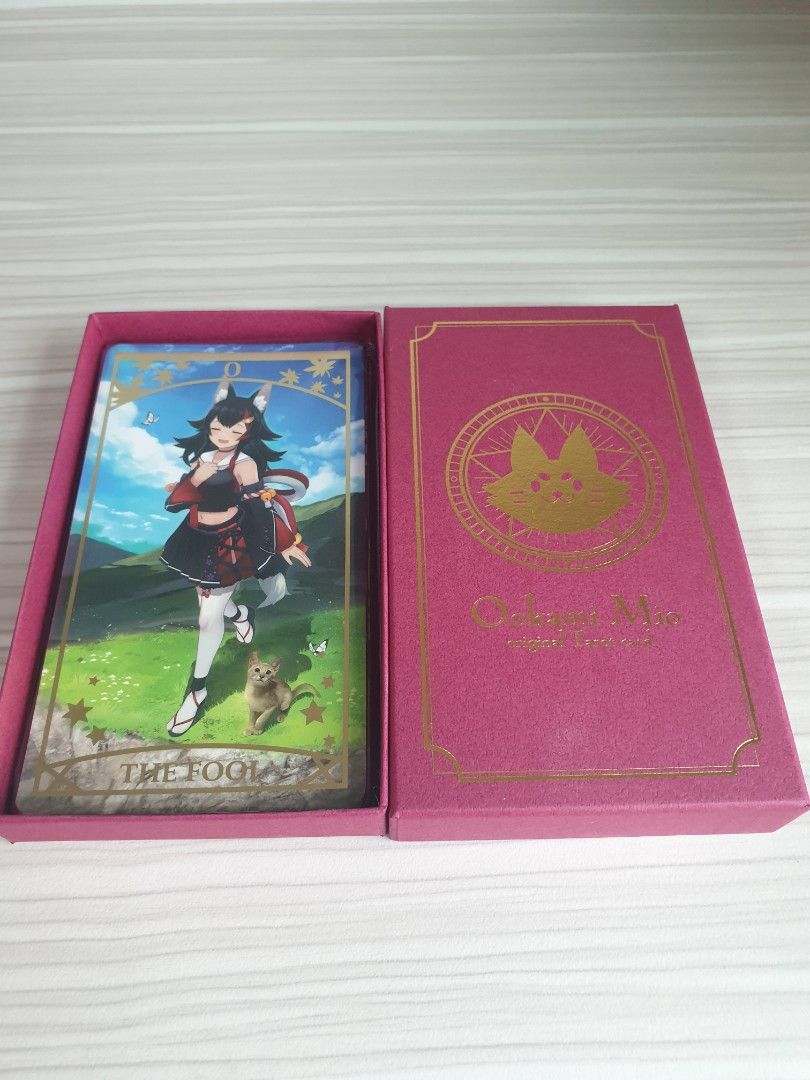 [Hololive] Ookami Mio 3rd Anniversary Celebration Tarot Card Hololive ...