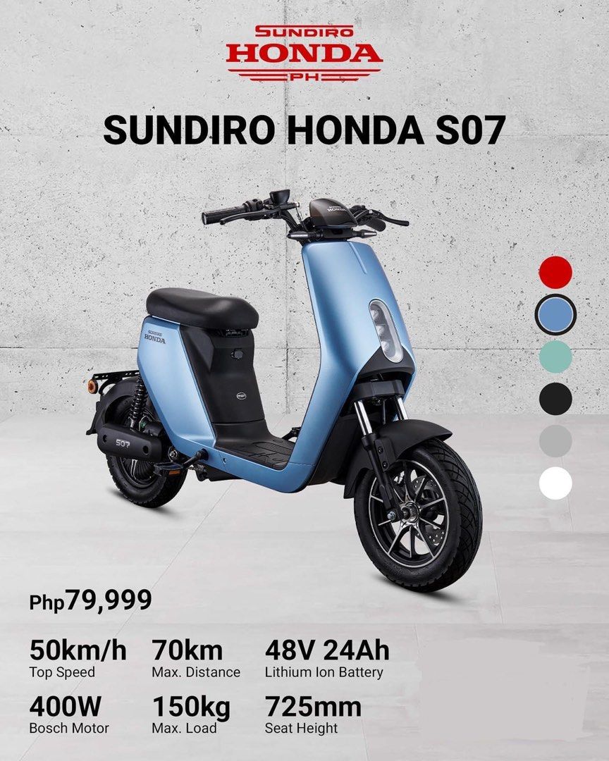 Honda Sundiro S07 Electric Scooter Motor, Motorbikes, Motorbikes for ...