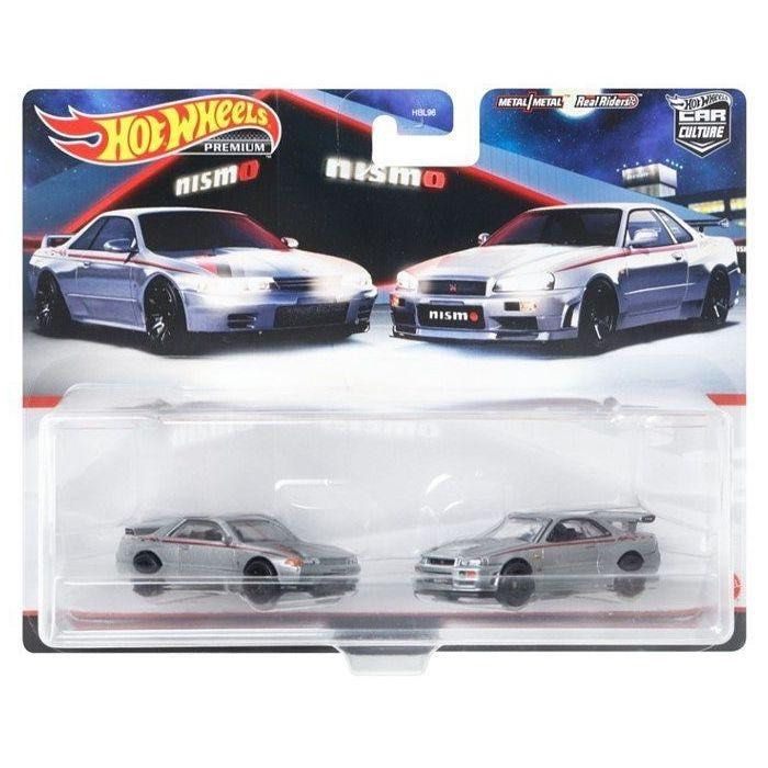 Hot Wheels Premium Nissan Nismo twin Pack (Nissan skyline gtr r34 and ...