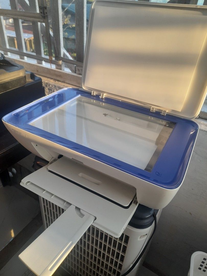 HP DeskJet All-in-One Printer in White and Dark Blue, Computers & Tech ...