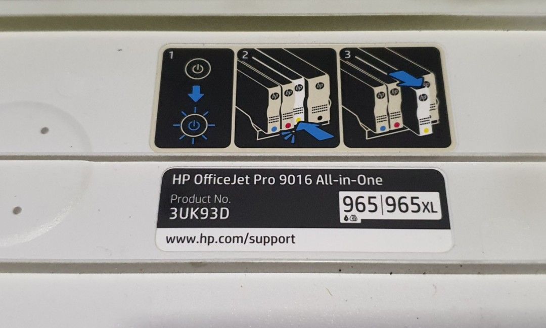 HP OfficeJet Pro 9016 All-in-One Printer, Computers & Tech, Printers ...