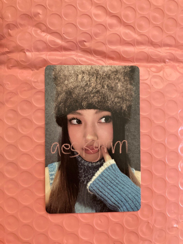 Hyein Photocard Message Card Version OMG ALBUM NEWJEANS, Hobbies & Toys ...