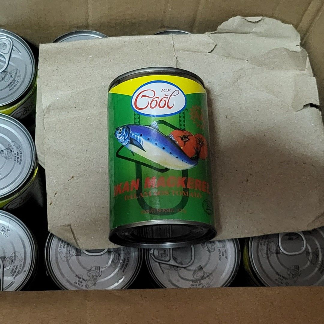 Ice Cool Mackerel 425g 3 for $4, Food & Drinks, Packaged & Instant Food ...