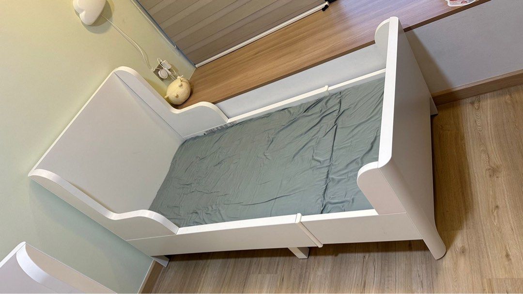 Ikea Kids Extendable Bed Frame, Furniture & Home Living, Furniture, Bed ...