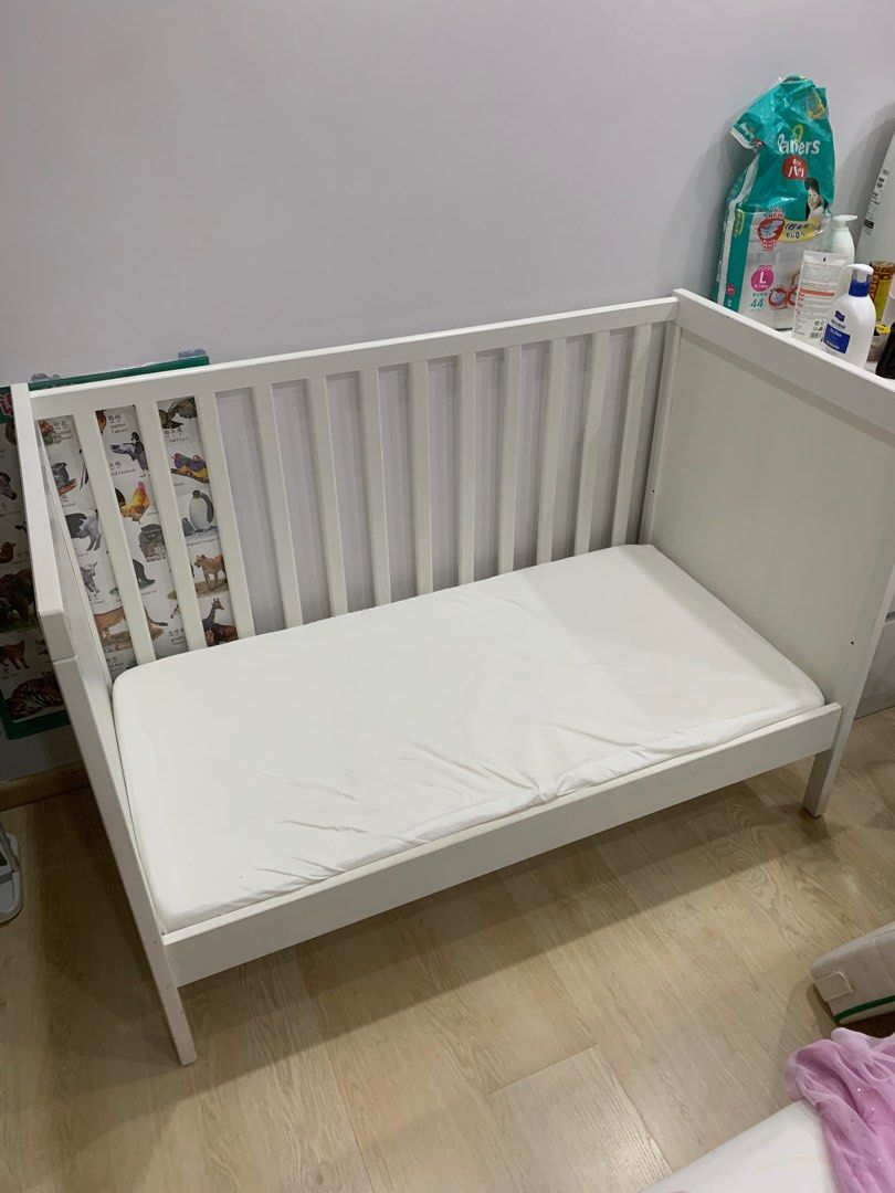 IKEA Sundvik Baby Cot, Babies & Kids, Baby Nursery & Kids Furniture, Cots & Cribs on Carousell