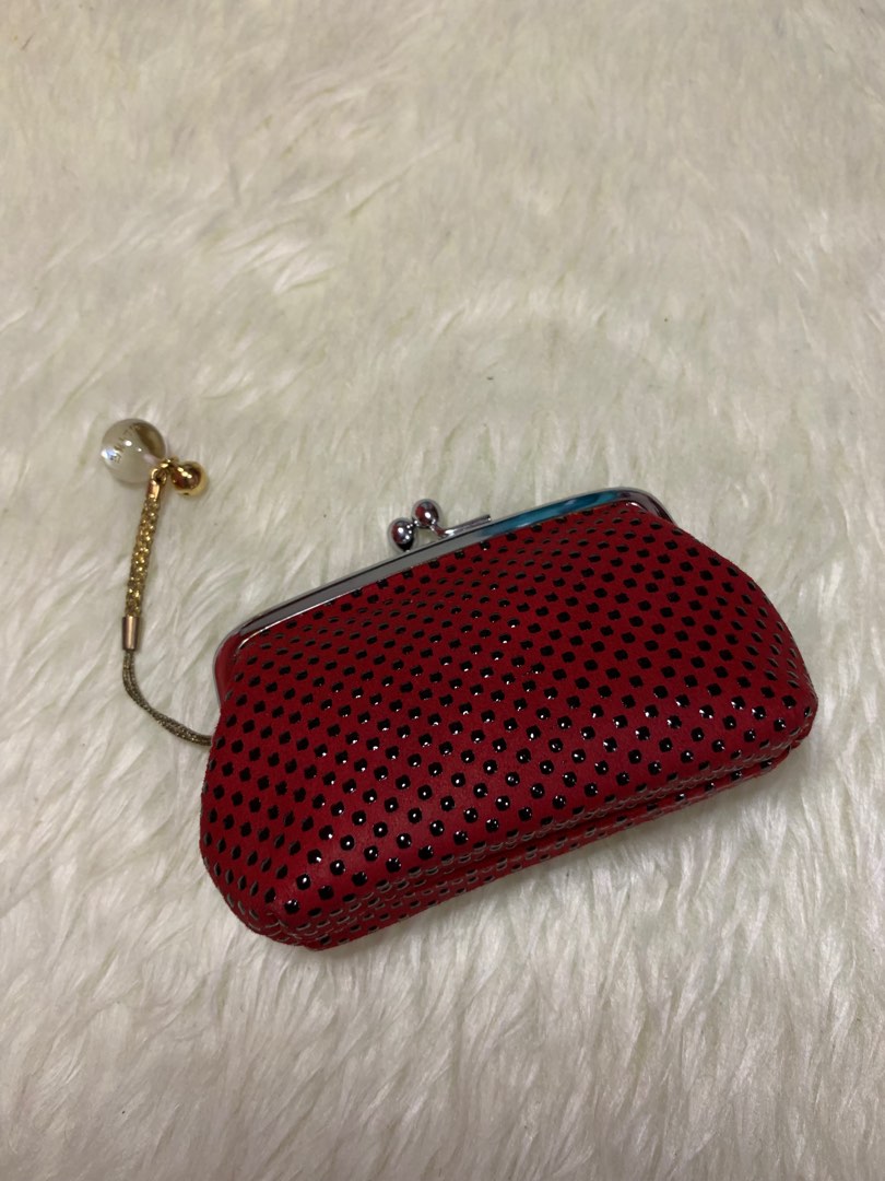 Inden-ya Dot Pattern Deer Skin Kisslock, Women's Fashion, Bags ...