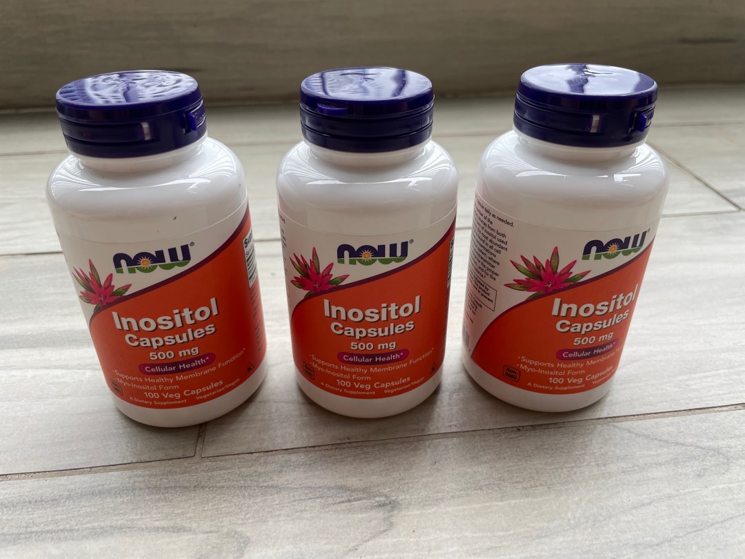 Inositol 500 mg Veg Capsules, Health & Nutrition, Health Supplements ...