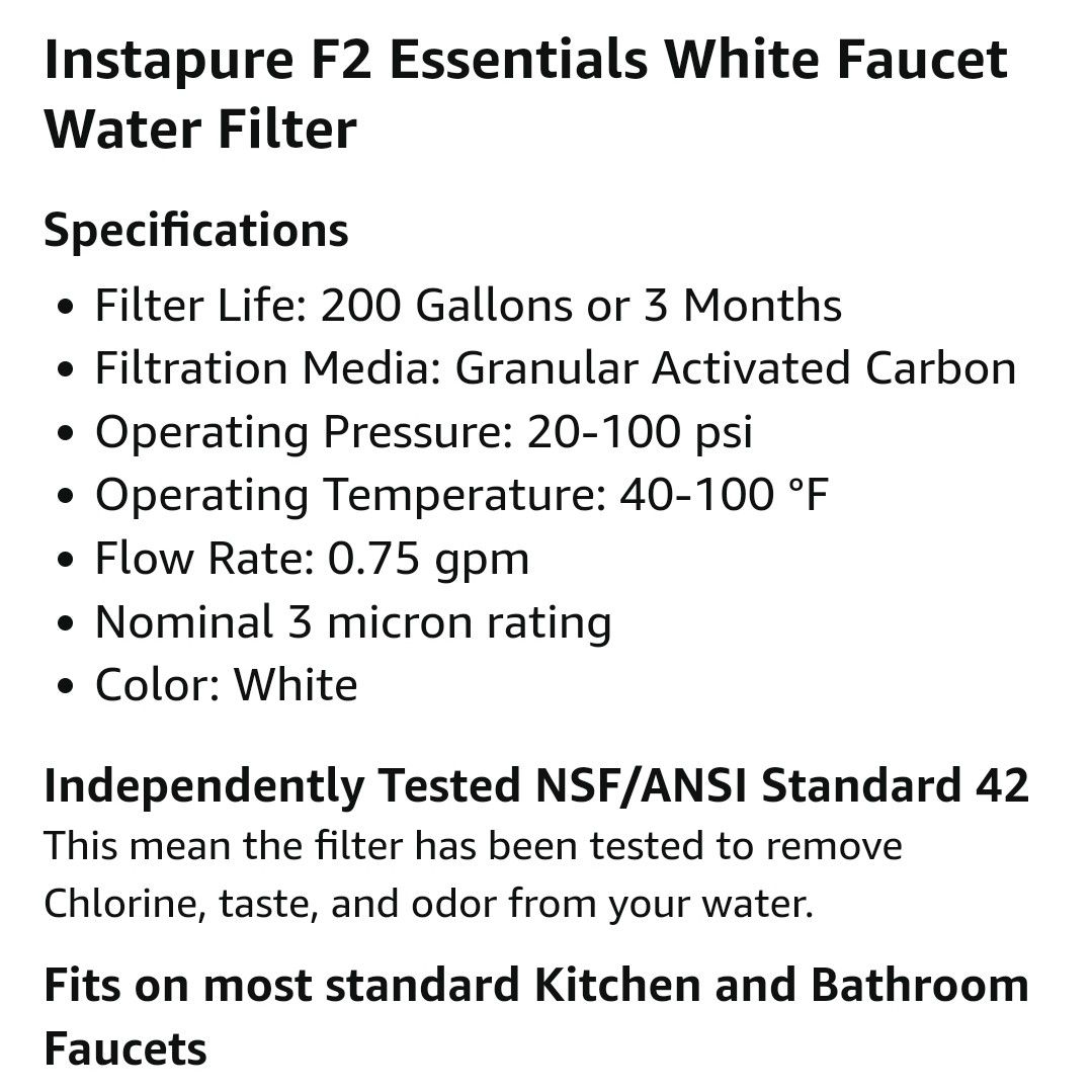 Water Filtering System (Instapure Brand), Everything Else on Carousell