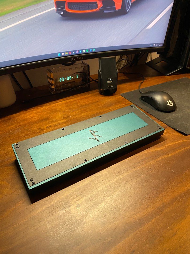 Iron165 R2 Midnight Teal premium custom mechanical keyboard, Computers ...