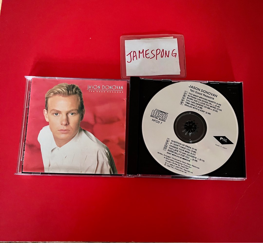 Jason Donovan-ten good reasons cd-made in Japan, 興趣及遊戲, 音樂樂器 & 配件, 音樂與 ...