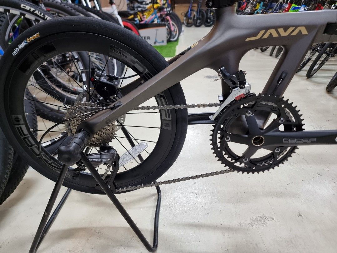 Java Aria Carbon Foldable Bike | Shimano Altus | Hollowtech, Sports ...