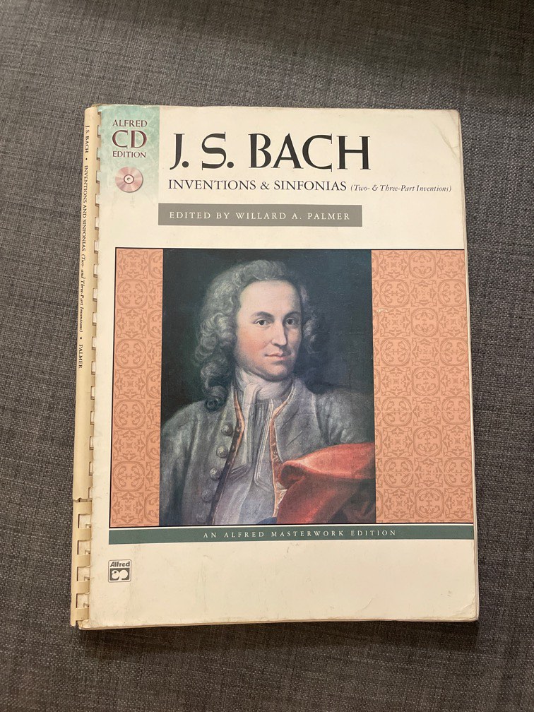 J.S.Bach Inventions & Sinfonias - two and three part invention piani ...
