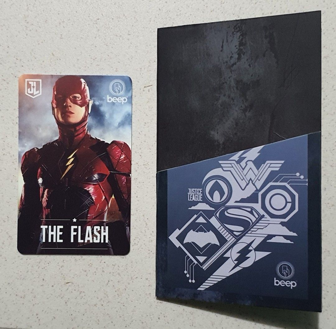 Justice League - The Flash Beep Card, Hobbies & Toys, Memorabilia & Collectibles, Fan ...