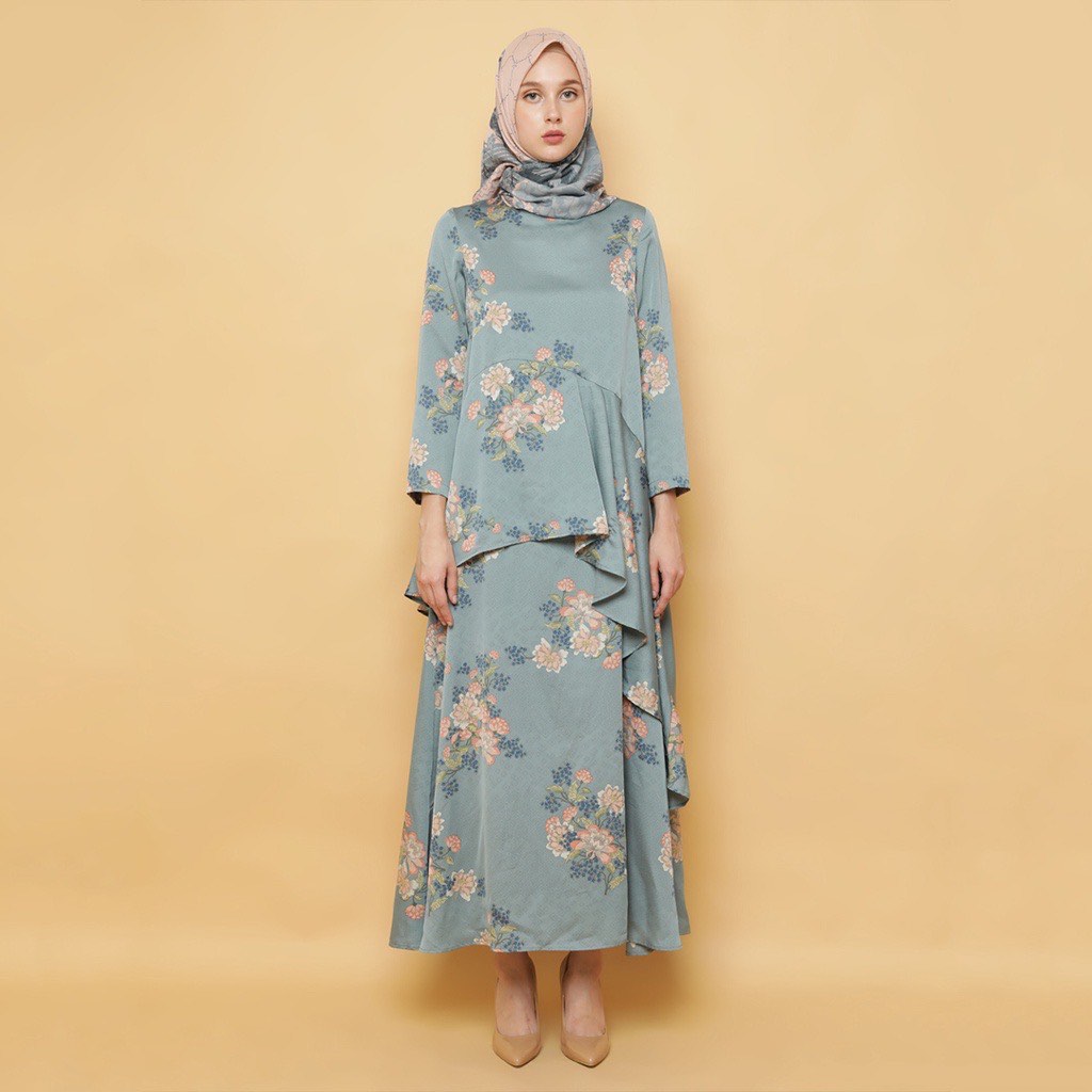 Kami (Alida Dress Tosca), Fesyen Wanita, Muslim Fashion, Gaun di Carousell