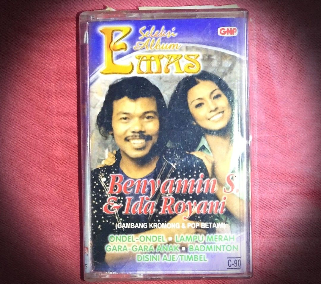 Kaset pita Benyamin S. & Ida Royani in memoriam 1939-1995 (Seleksi Album Emas), Musik & Media ...