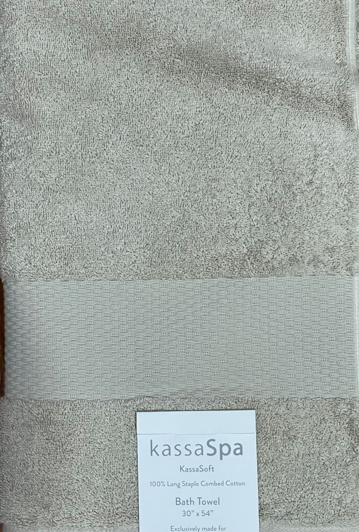 Kassa Spa Kassa Soft Bath Towel, Furniture & Home Living, Bedding ...