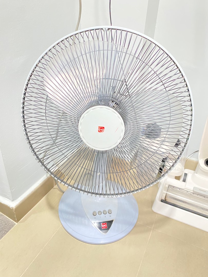 KDK table fan 16” (40cm), Furniture & Home Living, Lighting & Fans ...