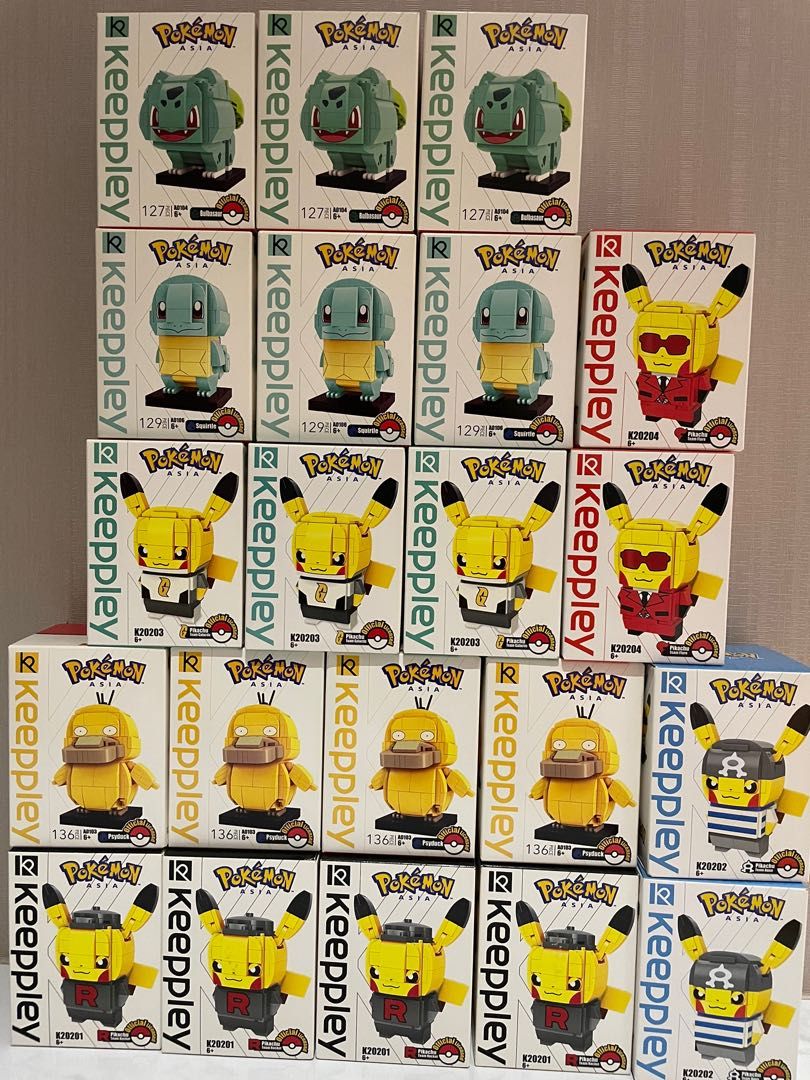keeppley lego pokémon pikachu squirtle psyduck bulbasaur, Hobbies ...