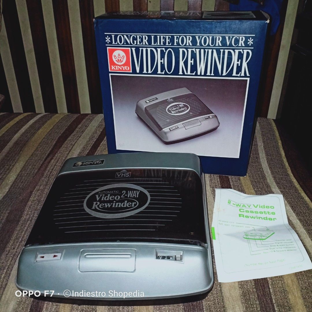 2 Way Videocassette Rewinder