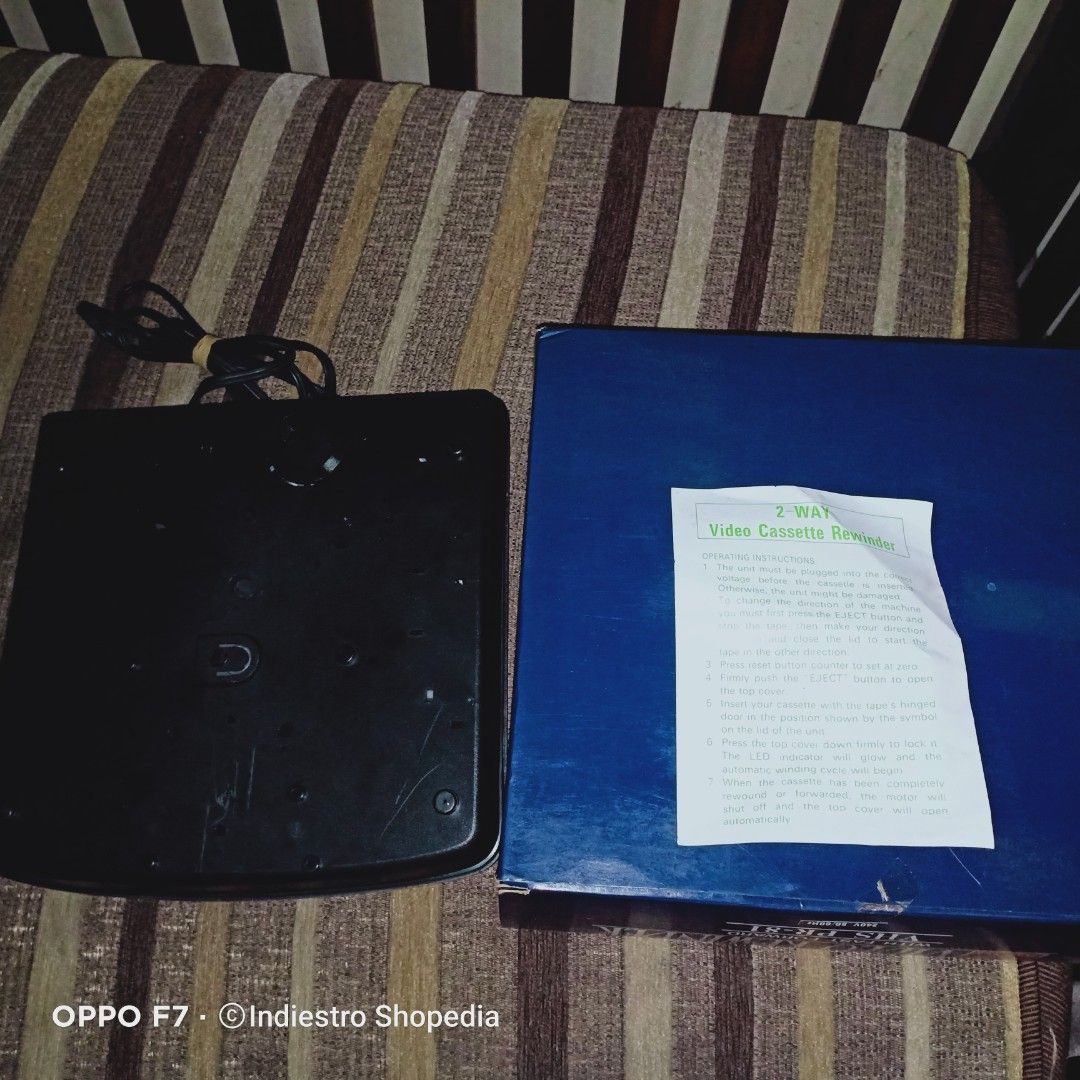 Kinyo VHS PR-81 Video Cassette Rewinder 2 Way Automatic Rare Vintage ...