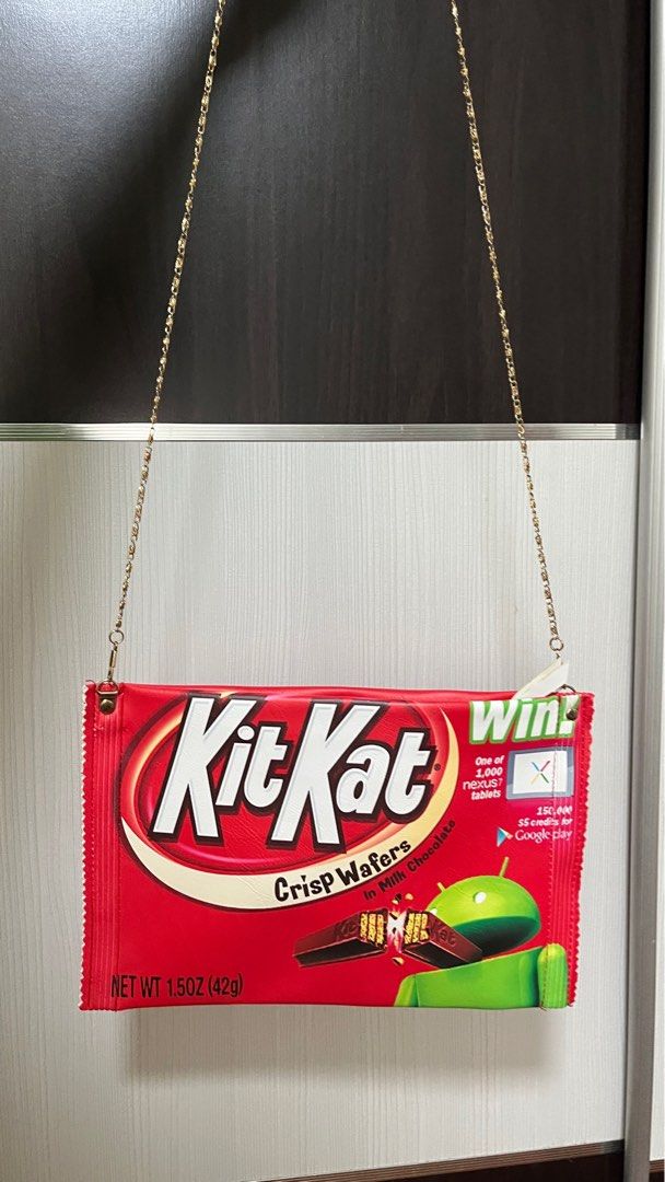 Kit Kat Sling Bag, Women's Fashion, Bags & Wallets, Cross-body Bags on Carousell
