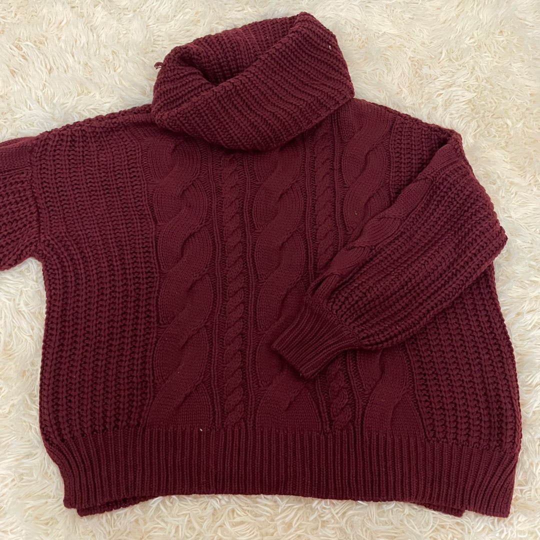 Oversized Knit Top, Women's Fashion, Tops, Other Tops on Carousell