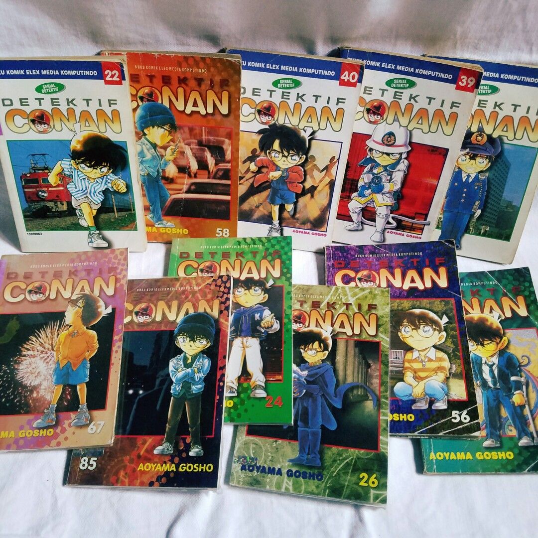 Komik Detective Conan, Buku & Alat Tulis, Komik dan Manga di Carousell