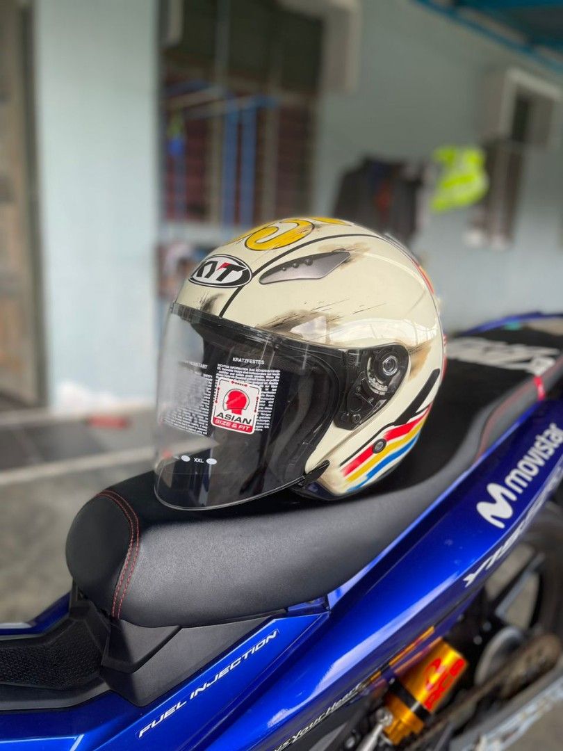 KYT merdeka 64 helmet, Auto Accessories on Carousell